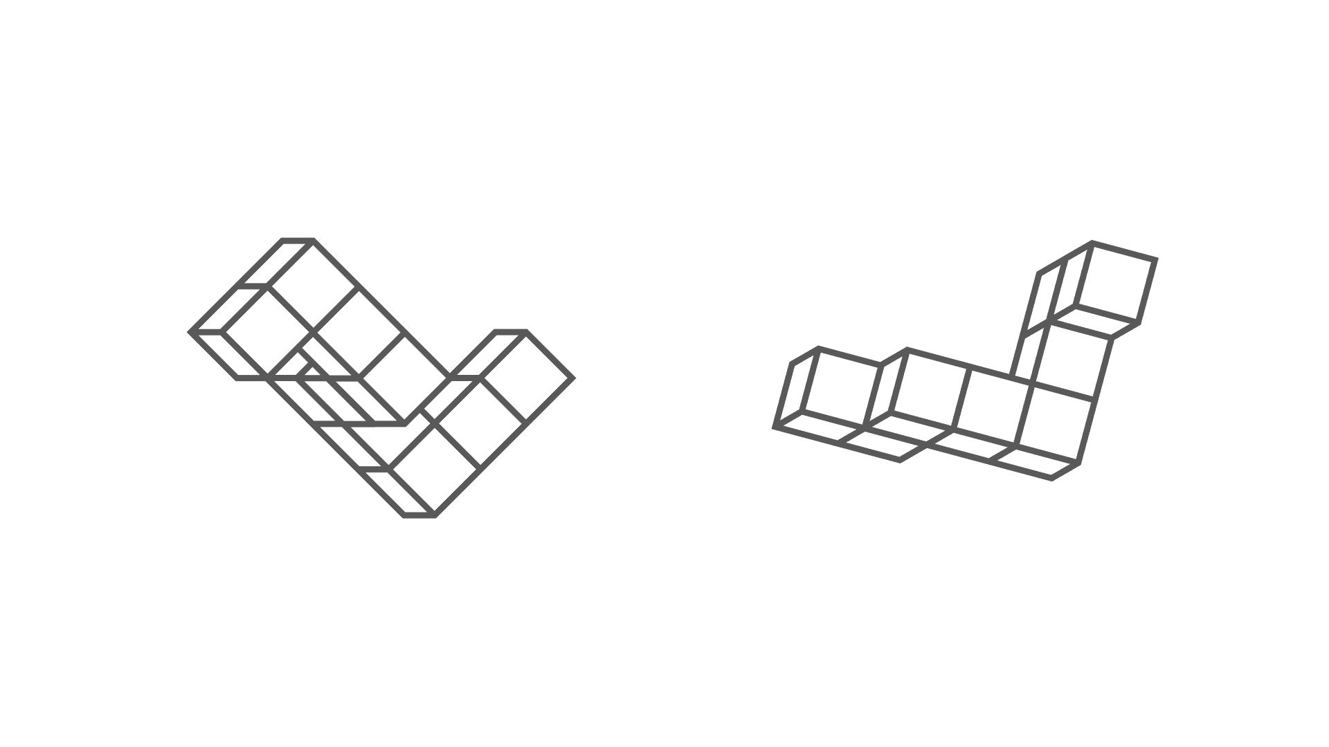 心理学の教材 | 「心的回転の立体ブロック（2D）」の簡単な作り方（パワポ）